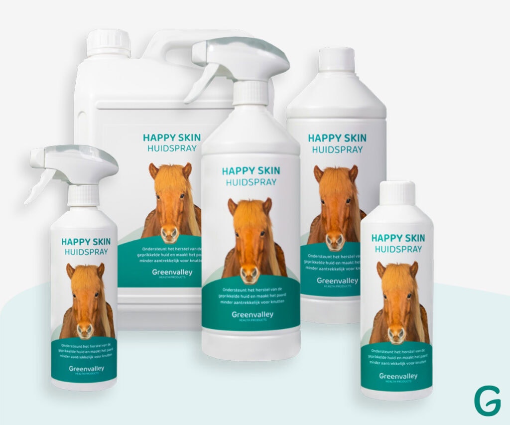 Happy Skin Huidspray | Maakt paard minder aantrekkelijk voor knutten ...